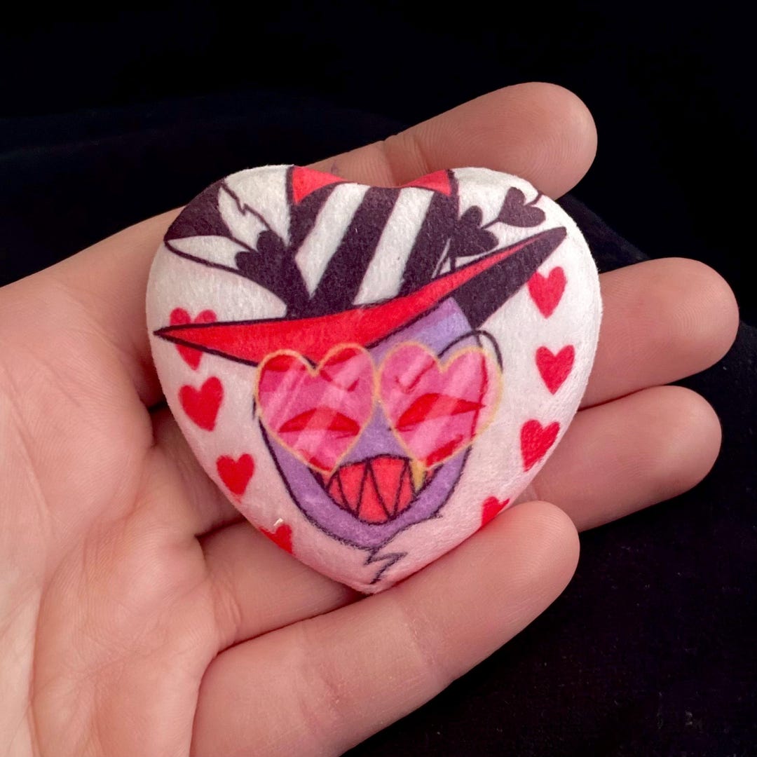 Val Plush Heart Pin - Etsy