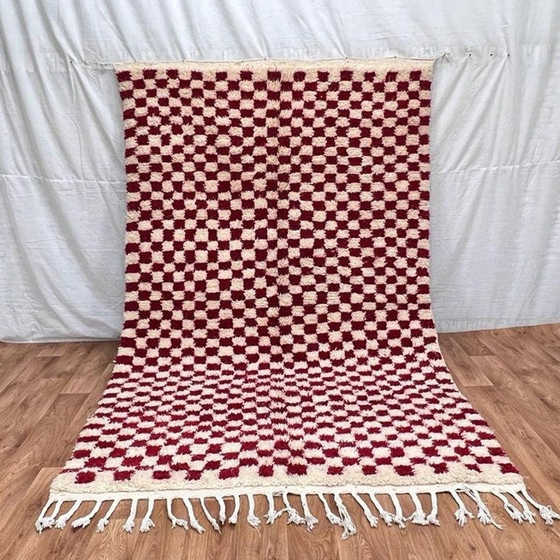 Checkered Rug - Etsy
