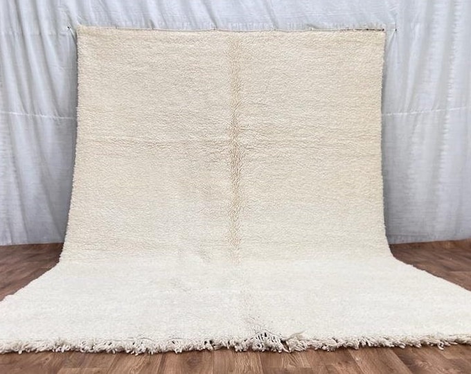 White Rugs, White Carpet, 55" White Handmade Rugs, White Crocheted Rugs ...