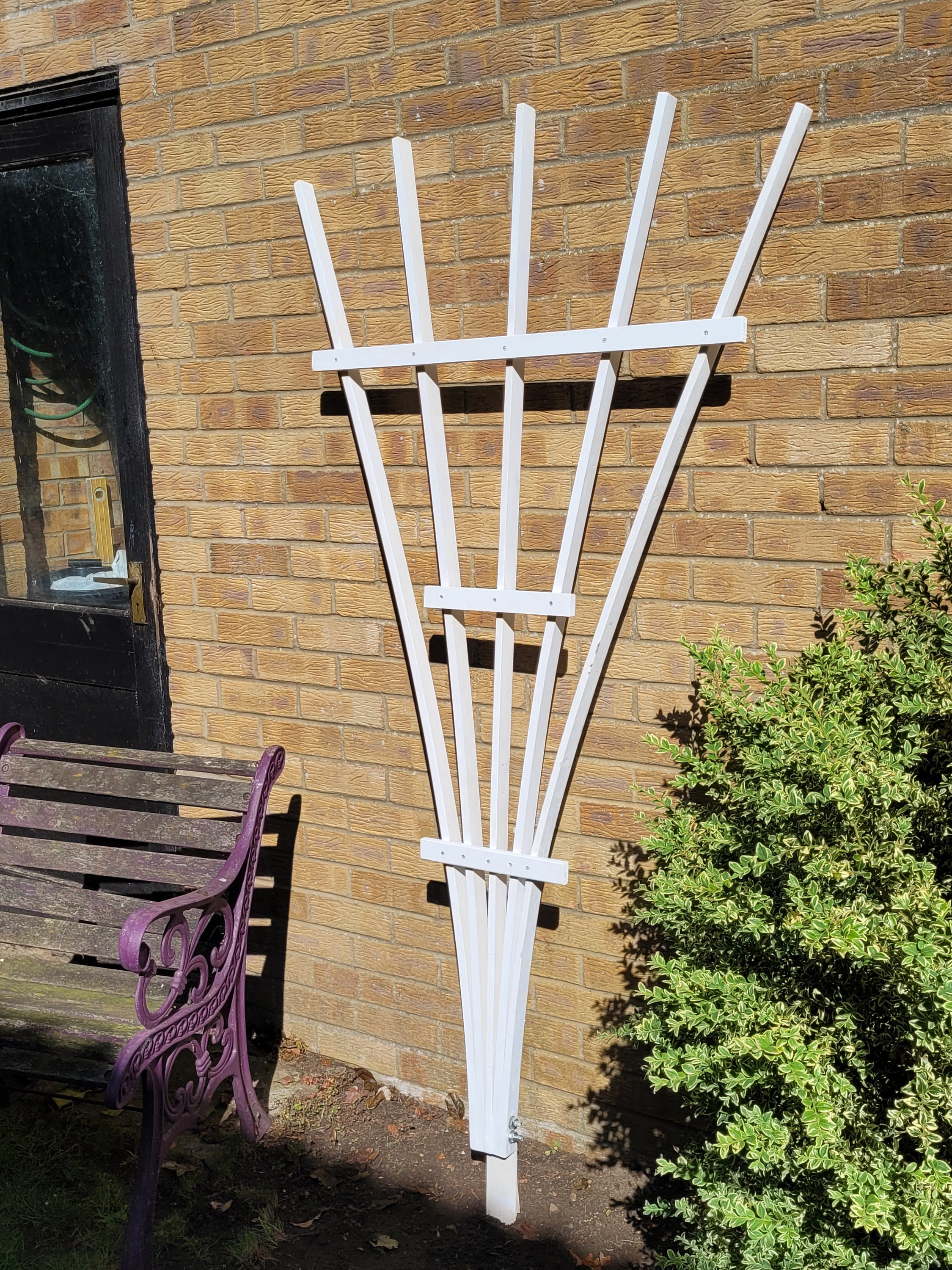 Large GARDEN FAN TRELLIS - 6 Ft Height - Etsy