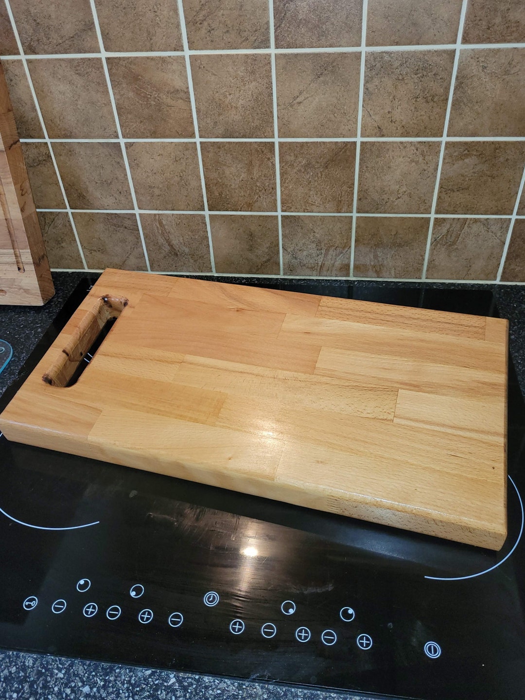 LUXURY FARMHOUSE Chopping Board.. / BEECHWOOOD - With Carry-handle ...