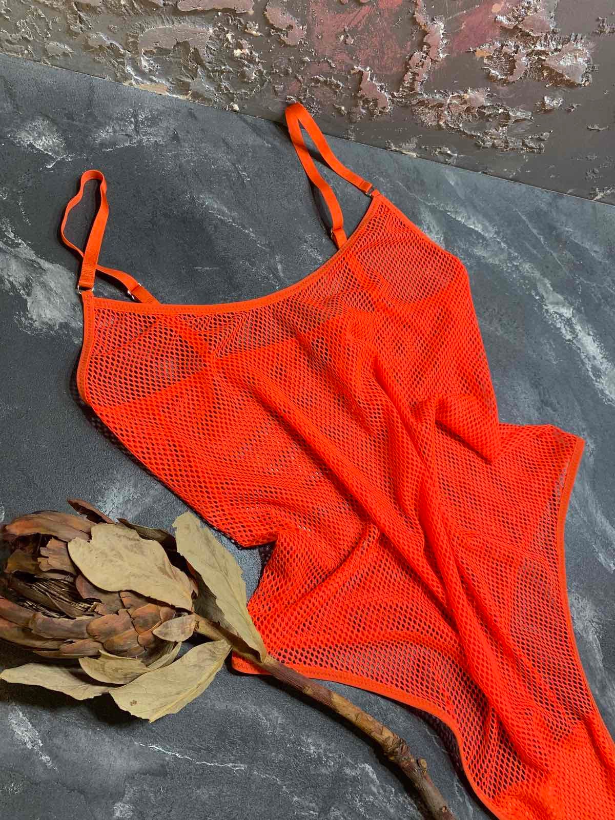 Yellow Fishnet Bodysuit Multi-Color See Through Bodysuit | Etsy