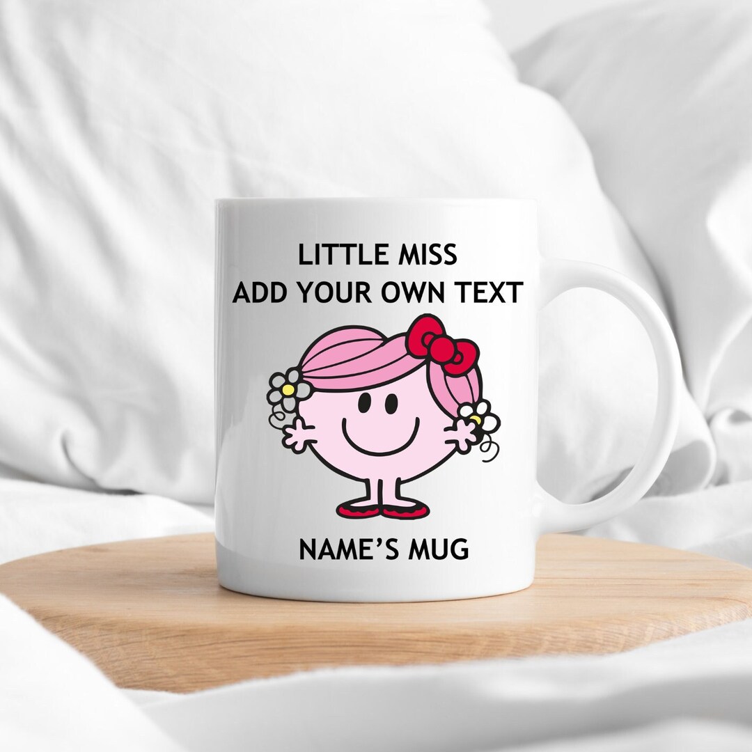 LITTLE MISS and Mr Men Inspired Mug Novelty Funny Joke Cartoon Coffee ...