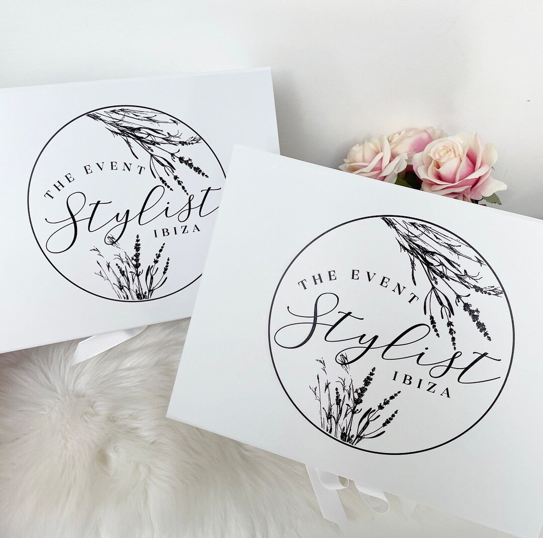Logo Printed Gift Box Boxes With Lid Empty to Make Your Own Gifts ...