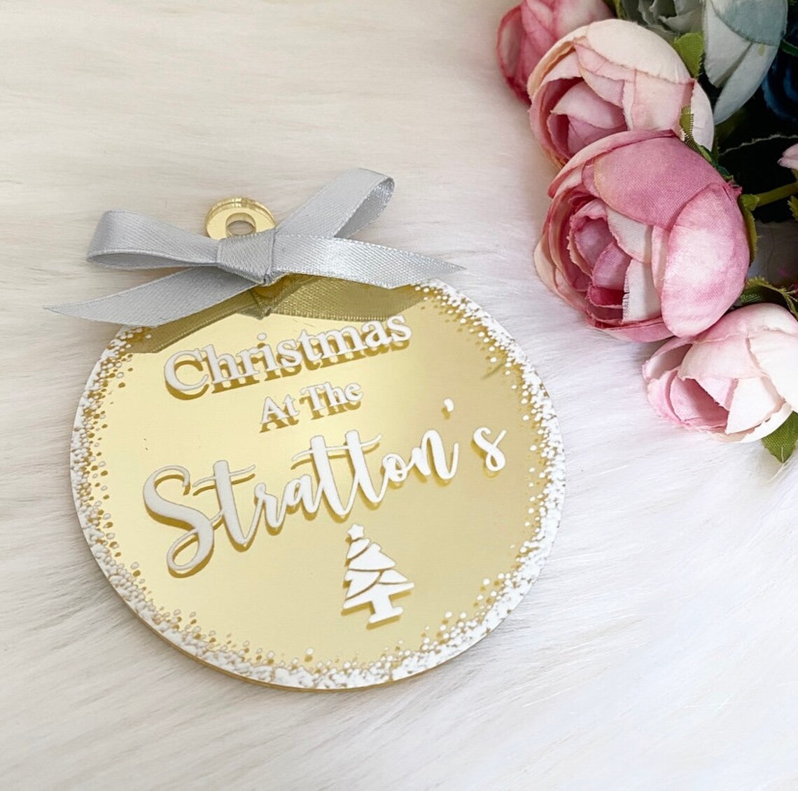 Christmas at the Bauble Personalised Christmas Tree - Etsy UK