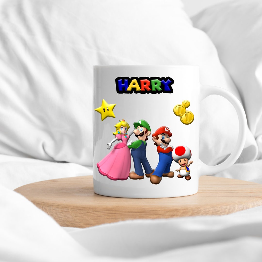 Super Mario Inspired Mug Mario Brothers Coffee Tea Mug Cup Gift ...