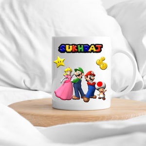 Super Mario Inspired Mug | Mario Brothers | Coffee Tea Mug Cup Gift ...