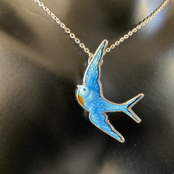 Bluebird Brooch - Etsy