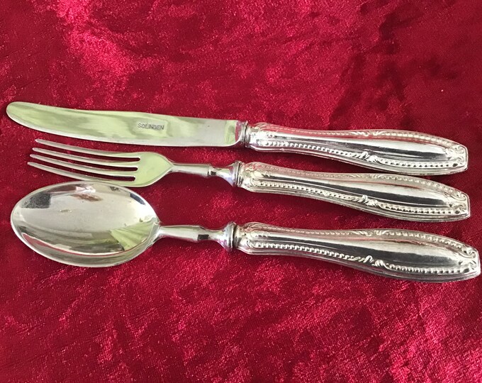 1960s Eichenlaub Pattern EIH1 Wirths Solingen Rostfrei Stainless Modern ...
