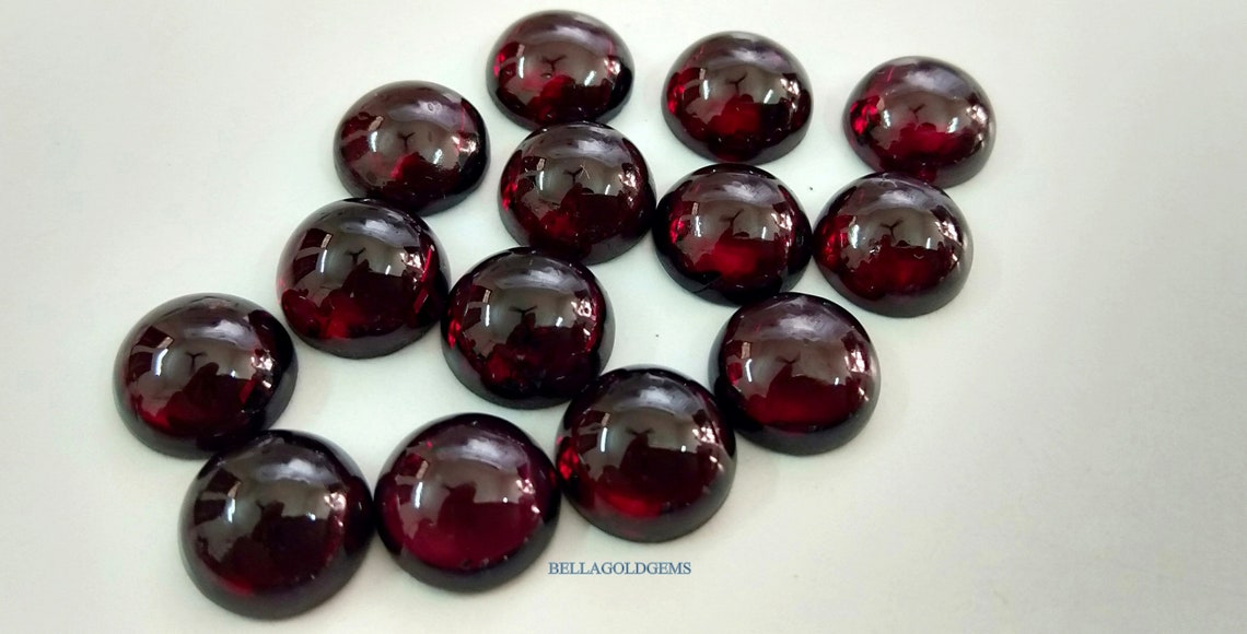 3 MM Natural Rhodolite Garnet Round Cabochon Gemstone AAA - Etsy