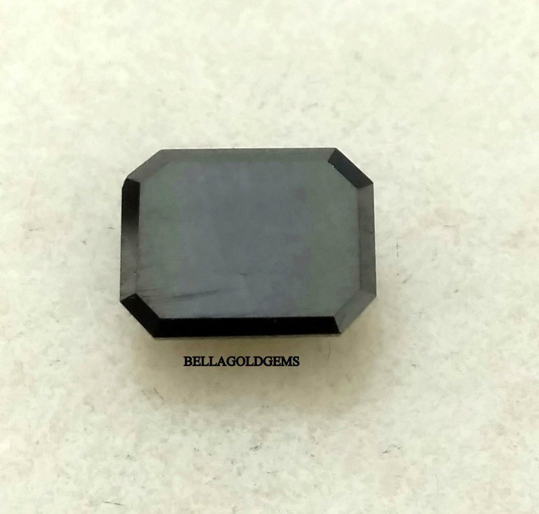Natural Black Diamond Octagon Gems-black Diamond Brilliant Cut Loose ...