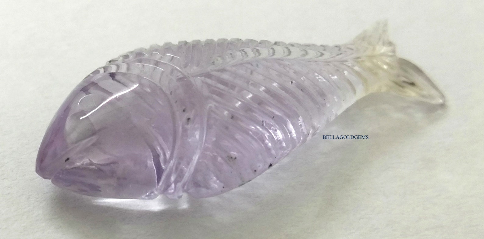 Natural Amethyst Fish Carved Stone Fancy Fish Shape Gemstone - Etsy