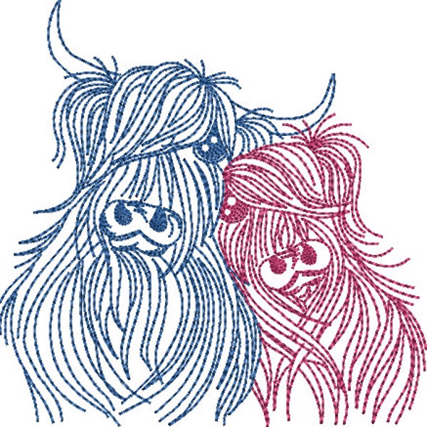 Cow Embroidery - Etsy