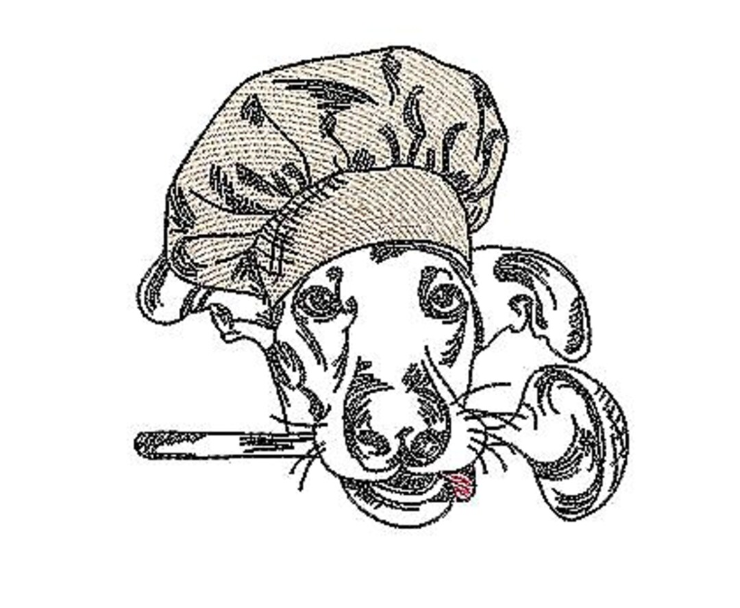 Greyhound Dog - Redwork Sketch Machine Embroidery Design Pattern – 5 ...