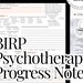 BIRP Psychotherapy Progress Note Template With MSE (digital Download ...