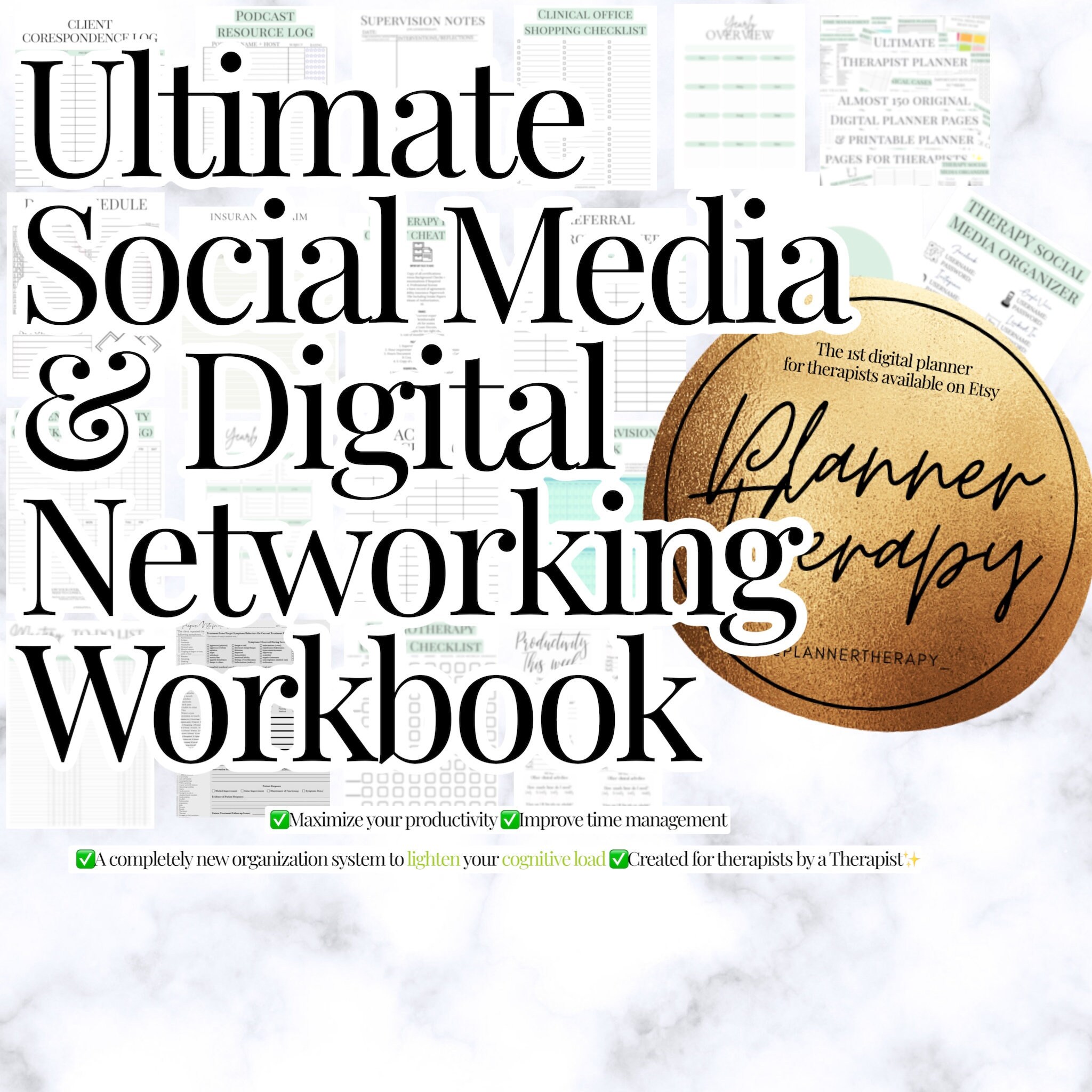 Private Practice Social Media Delegation Workbook Social - Etsy
