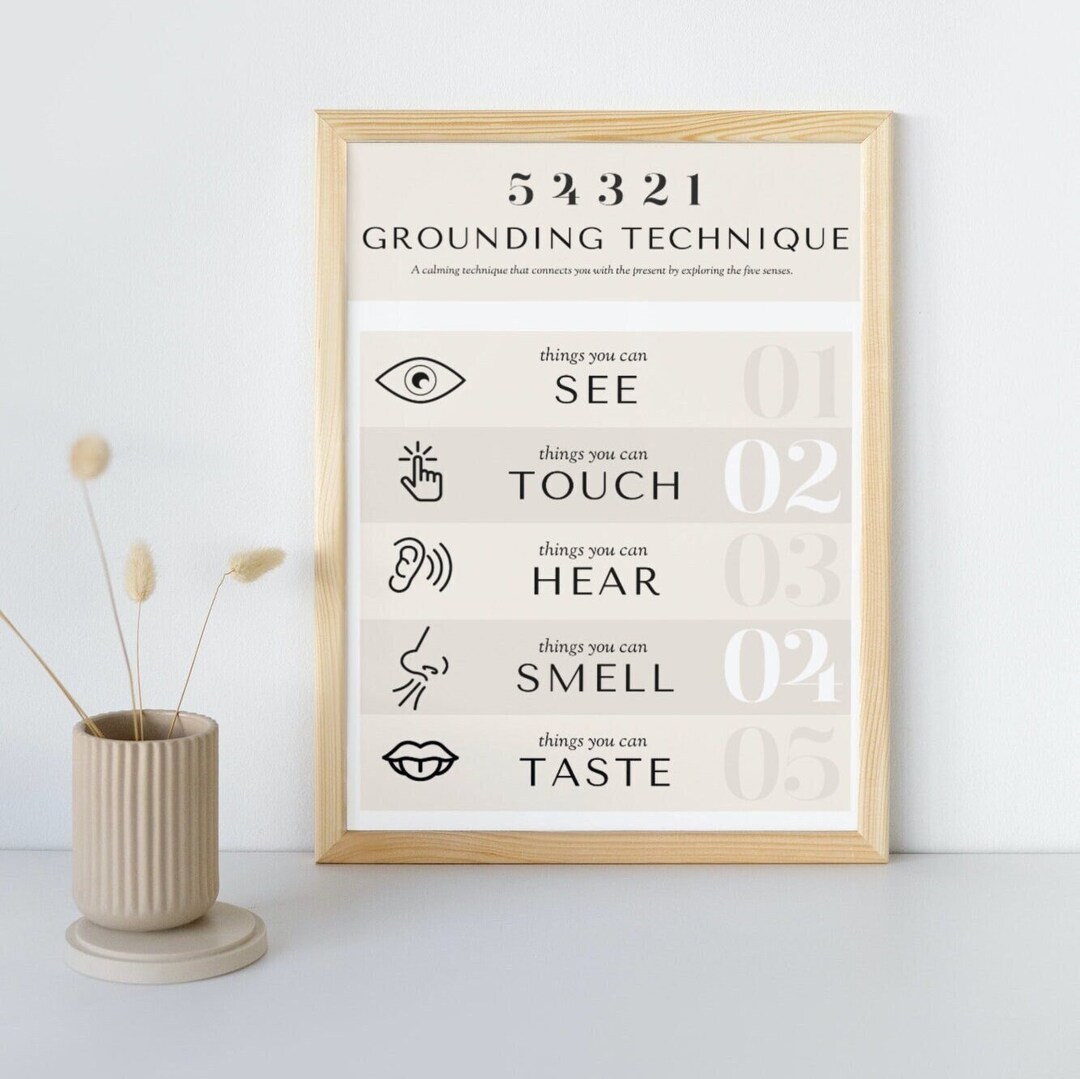 Mindfulness Wall Digital Art Print | Therapy | Therapy Office ...