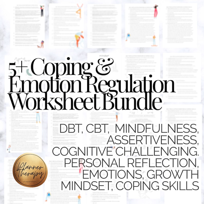 Coping Skills and Emotion Regulation Skills Journal - Etsy