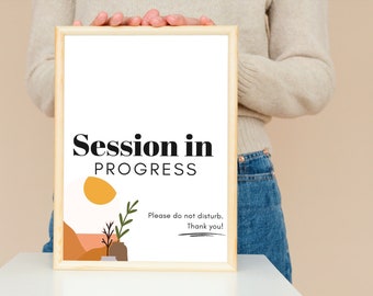 In Session Sign - Etsy
