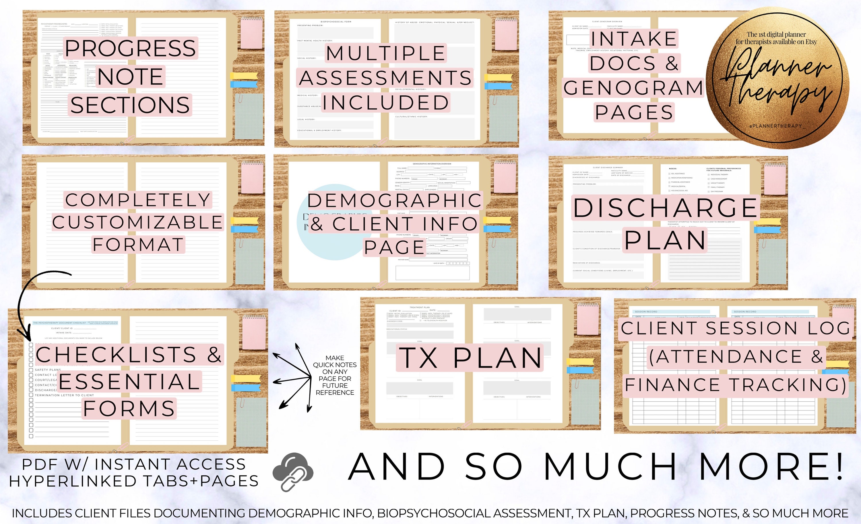 Therapy, Digital Chart, File for Psychotherapy Therapists and Clients ...