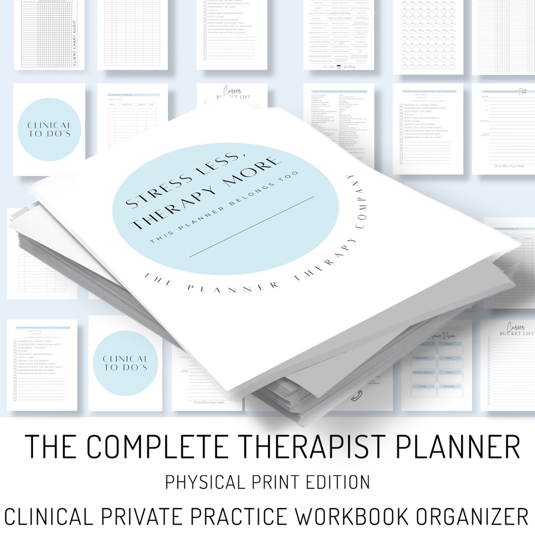 Therapist Planner. Planning Worksheets. PSYCHOTHERAPIST PLANNER ...