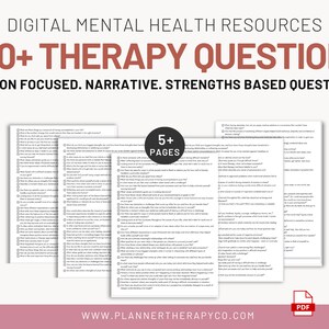 Therapy Questions, Solutions Focused Therapy, Mental Health Therapist ...