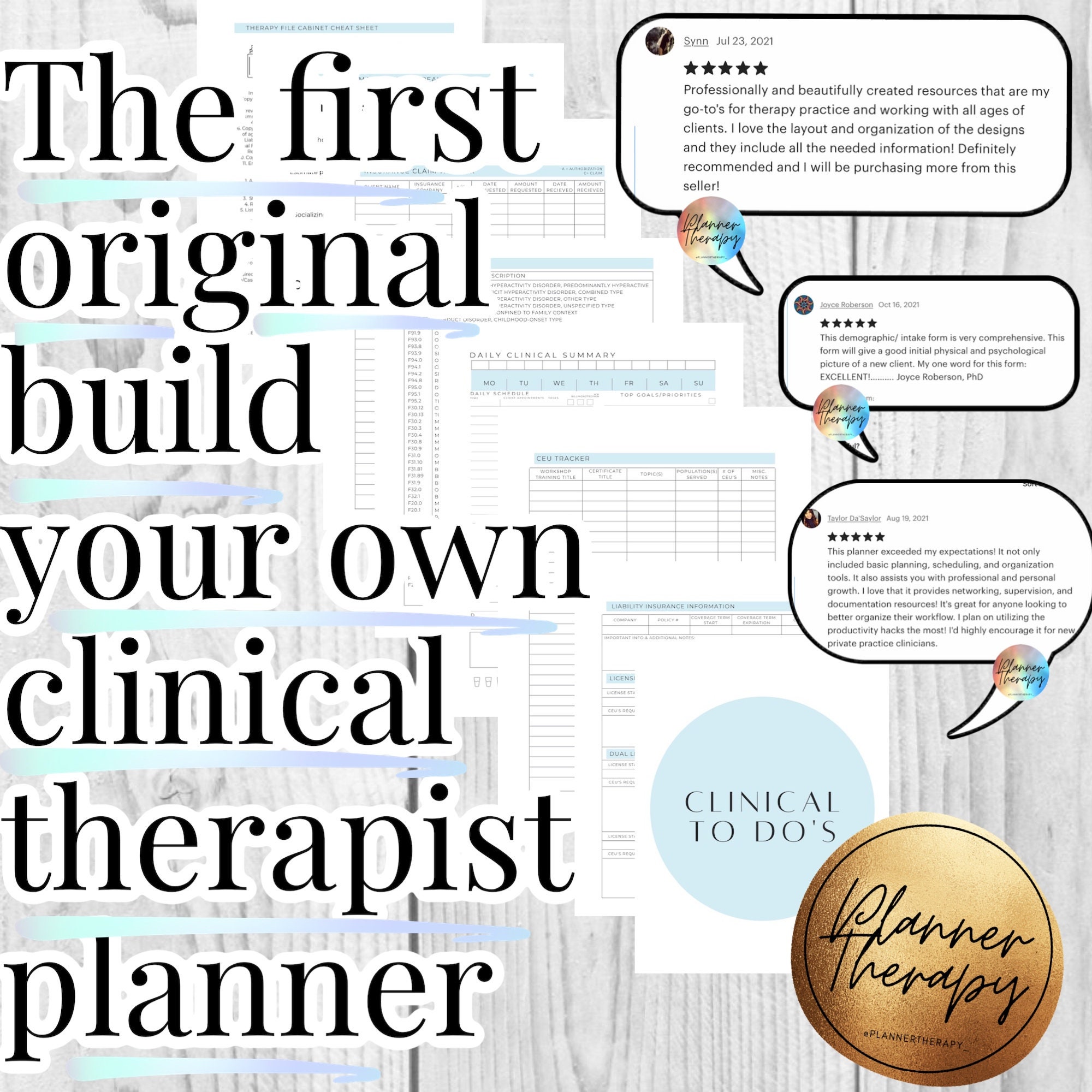 Psychotherapy Therapist Planner Downloadable Planner Biopsychosocial ...