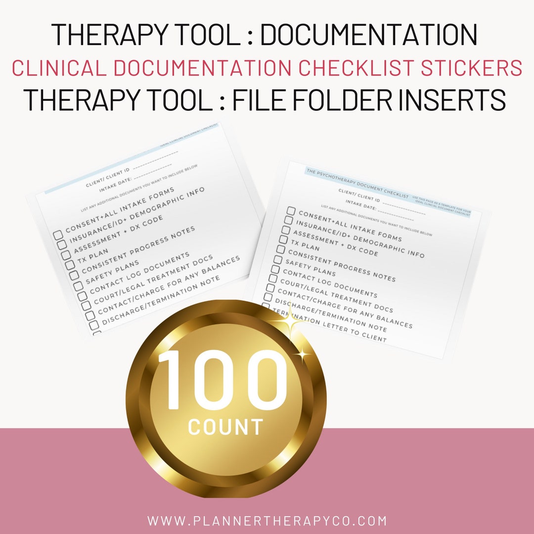 100 Psychotherapy Organizing File Stickers - Etsy