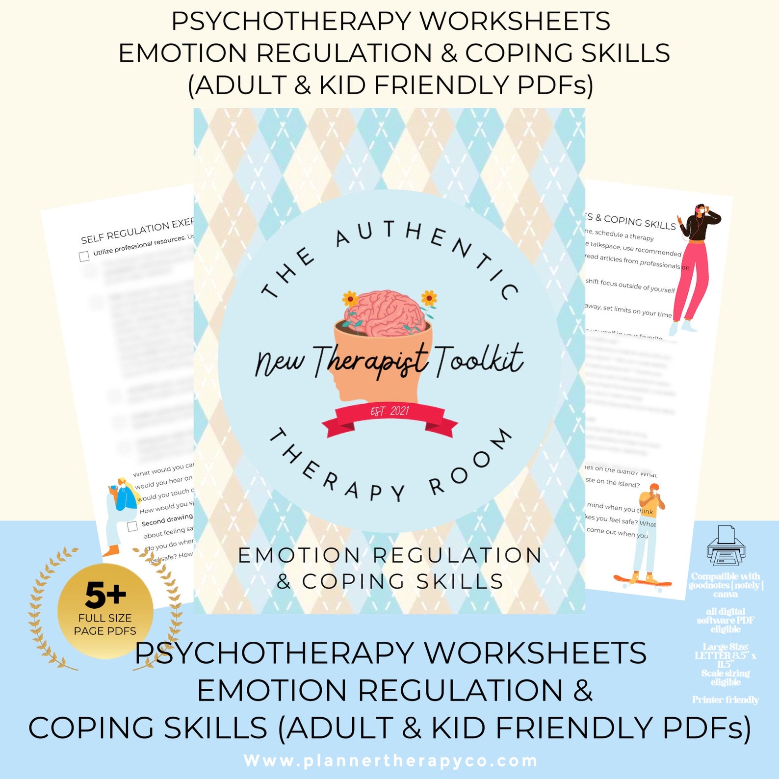 Coping Skills and Emotion Regulation Skills Journal - Etsy