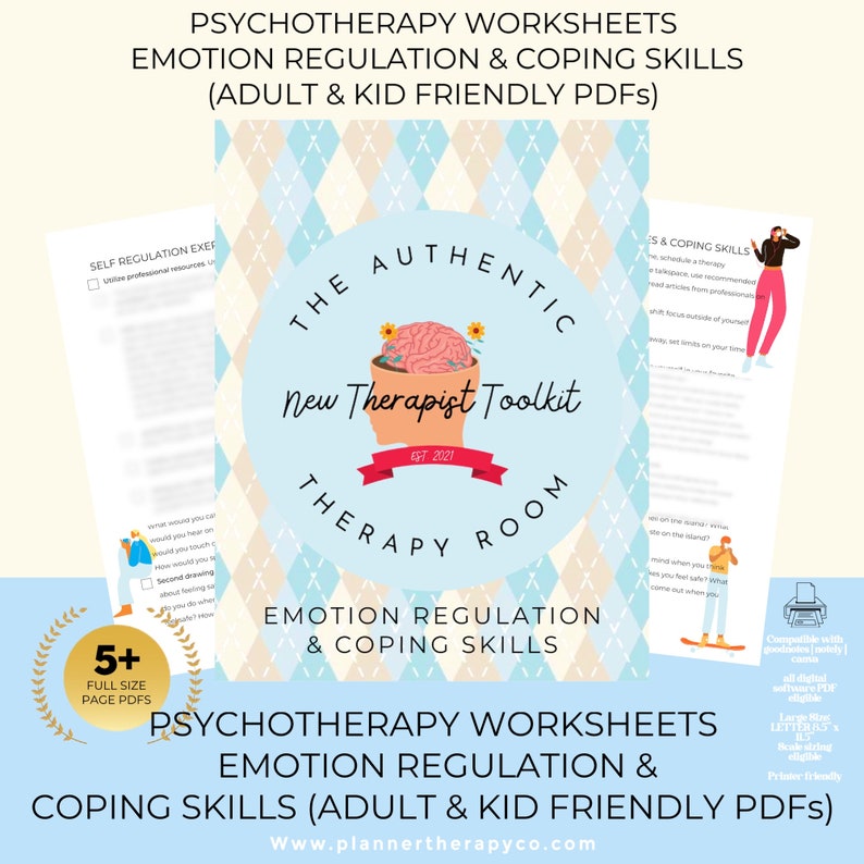 Coping Skills and Emotion Regulation Skills Journal - Etsy