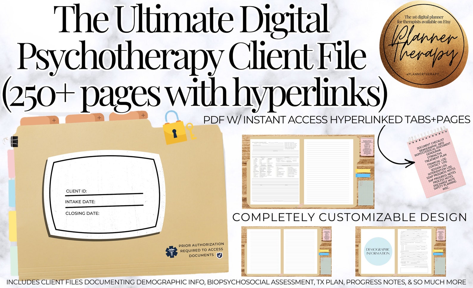 Therapy, Digital Chart, File for Psychotherapy Therapists and Clients ...