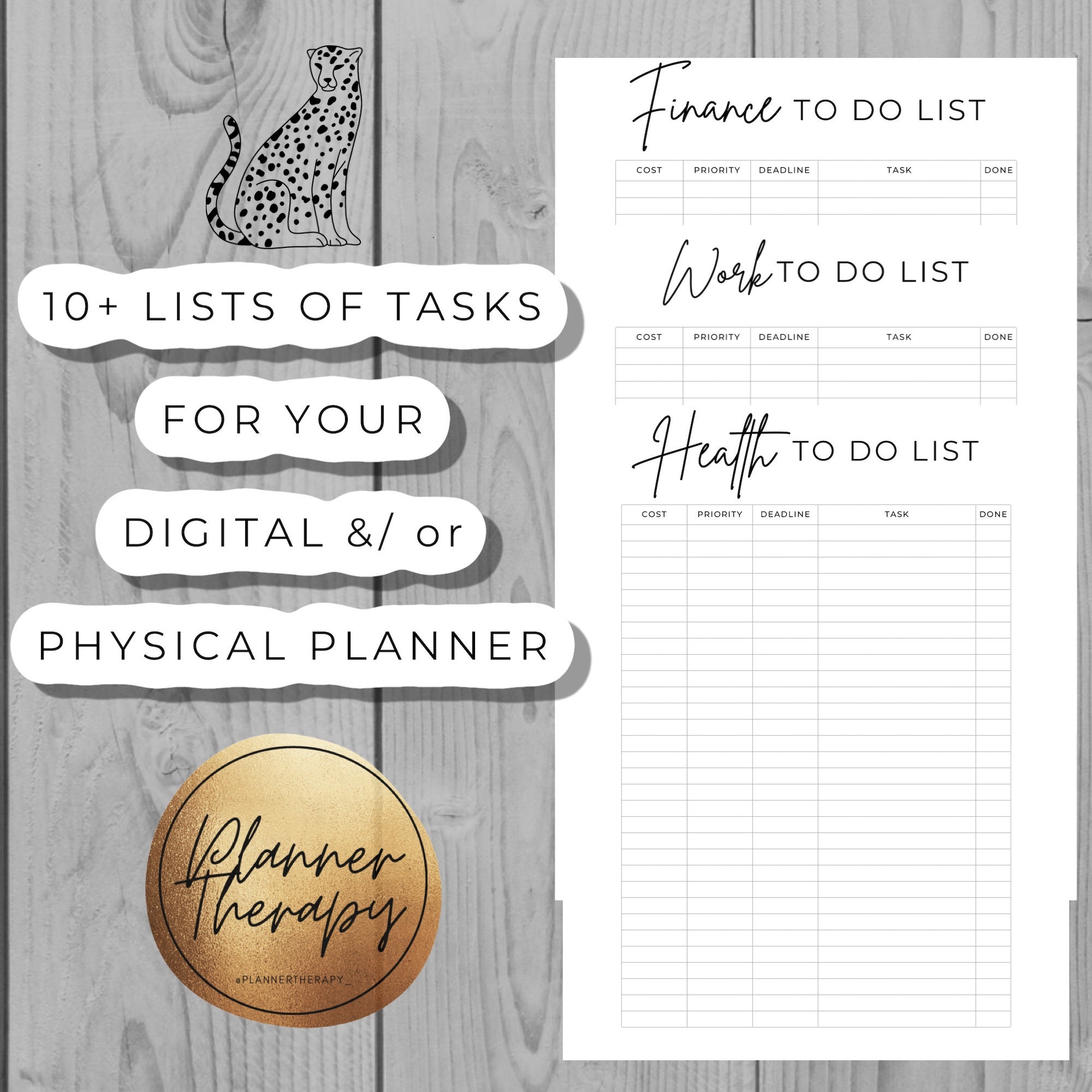 All the Things; Checklist and Get Ish Done Today - Etsy