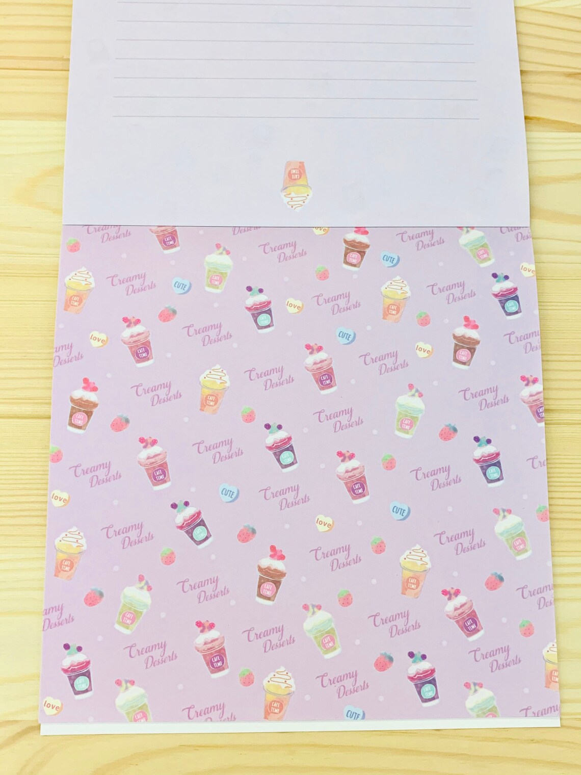 Dessert Letter Papers Kawaii Letter Writing Paper Kawaii Pen | Etsy