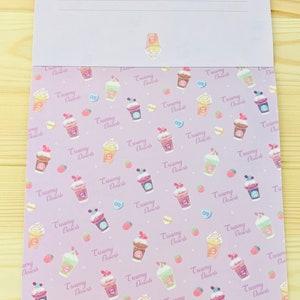 Dessert Letter Papers Kawaii Letter Writing Paper Kawaii Pen - Etsy