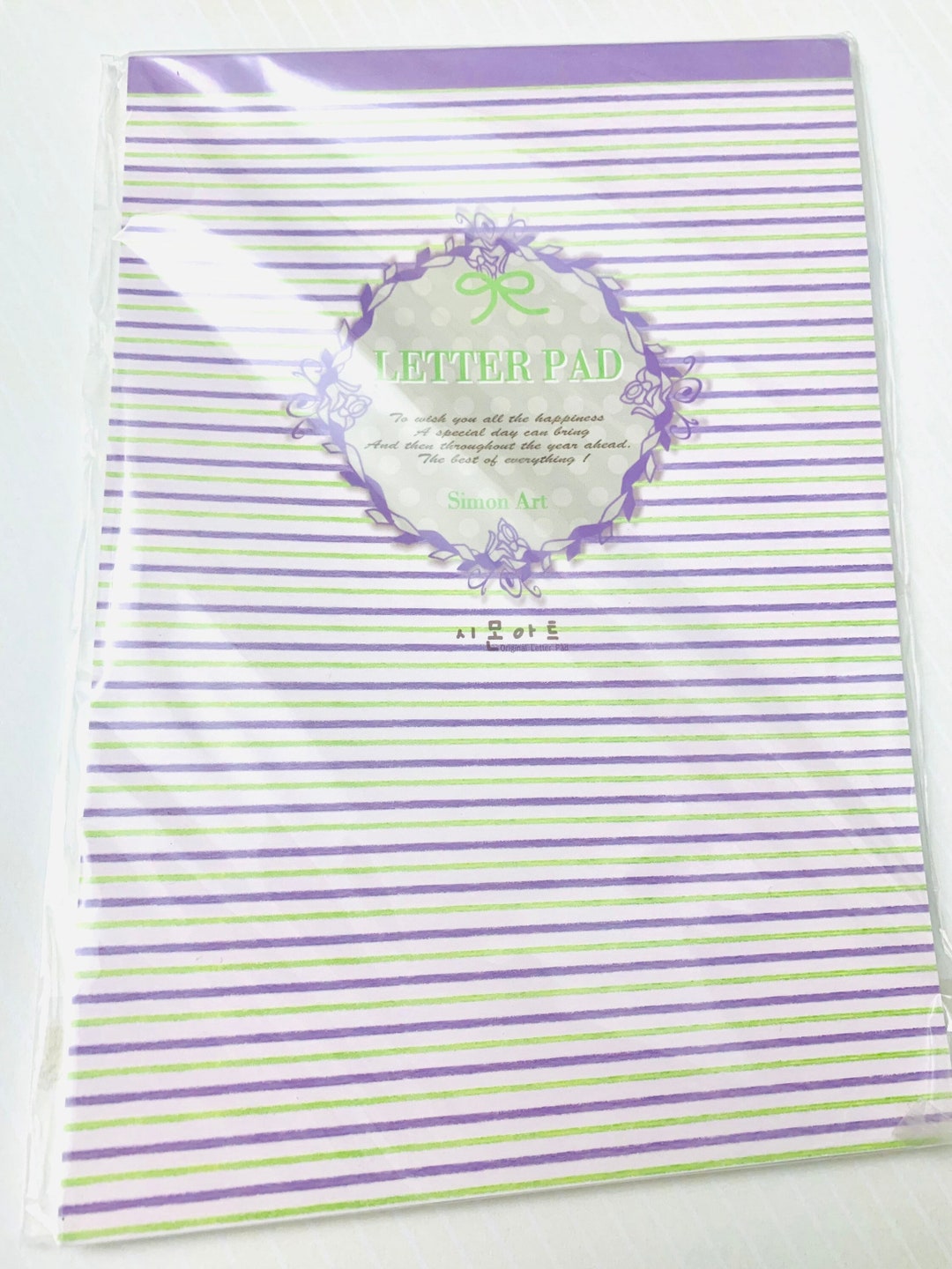 Kawaii Korean Memories Large Letter Pad, Kawaii Letter Pad, Letter ...