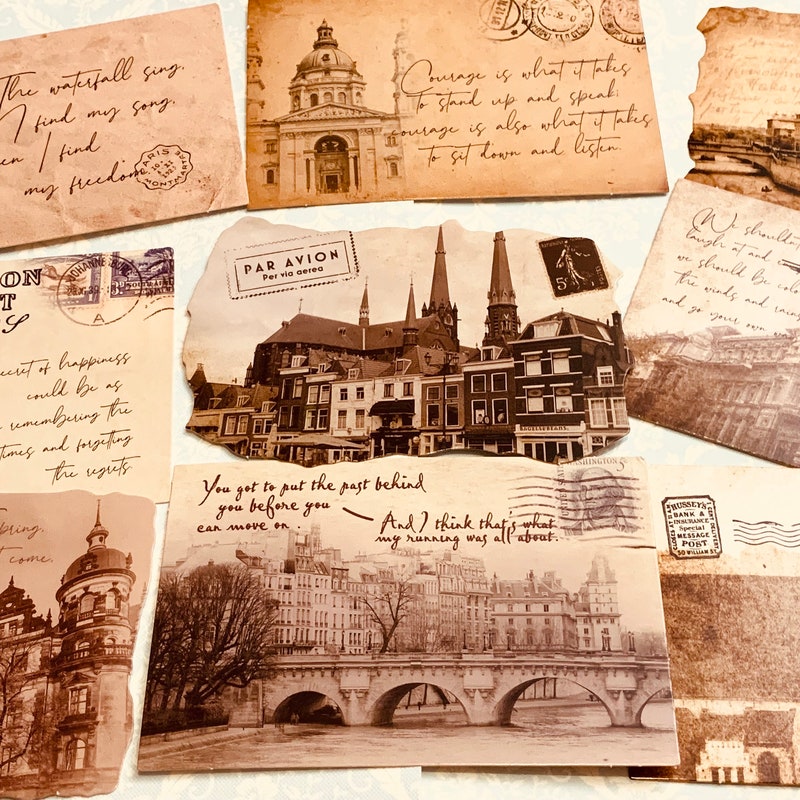 Vintage Postcard Set - Etsy