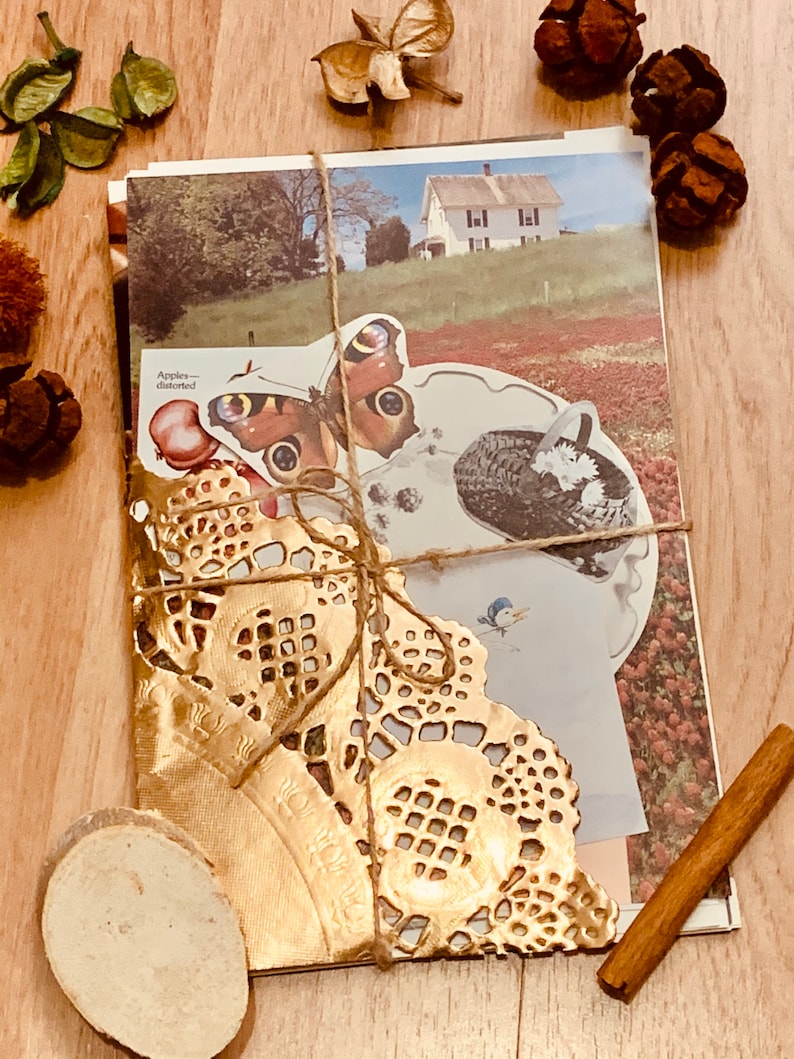 Cottagecore Journal Kit Nature Paper Decor Ephemera Pack - Etsy