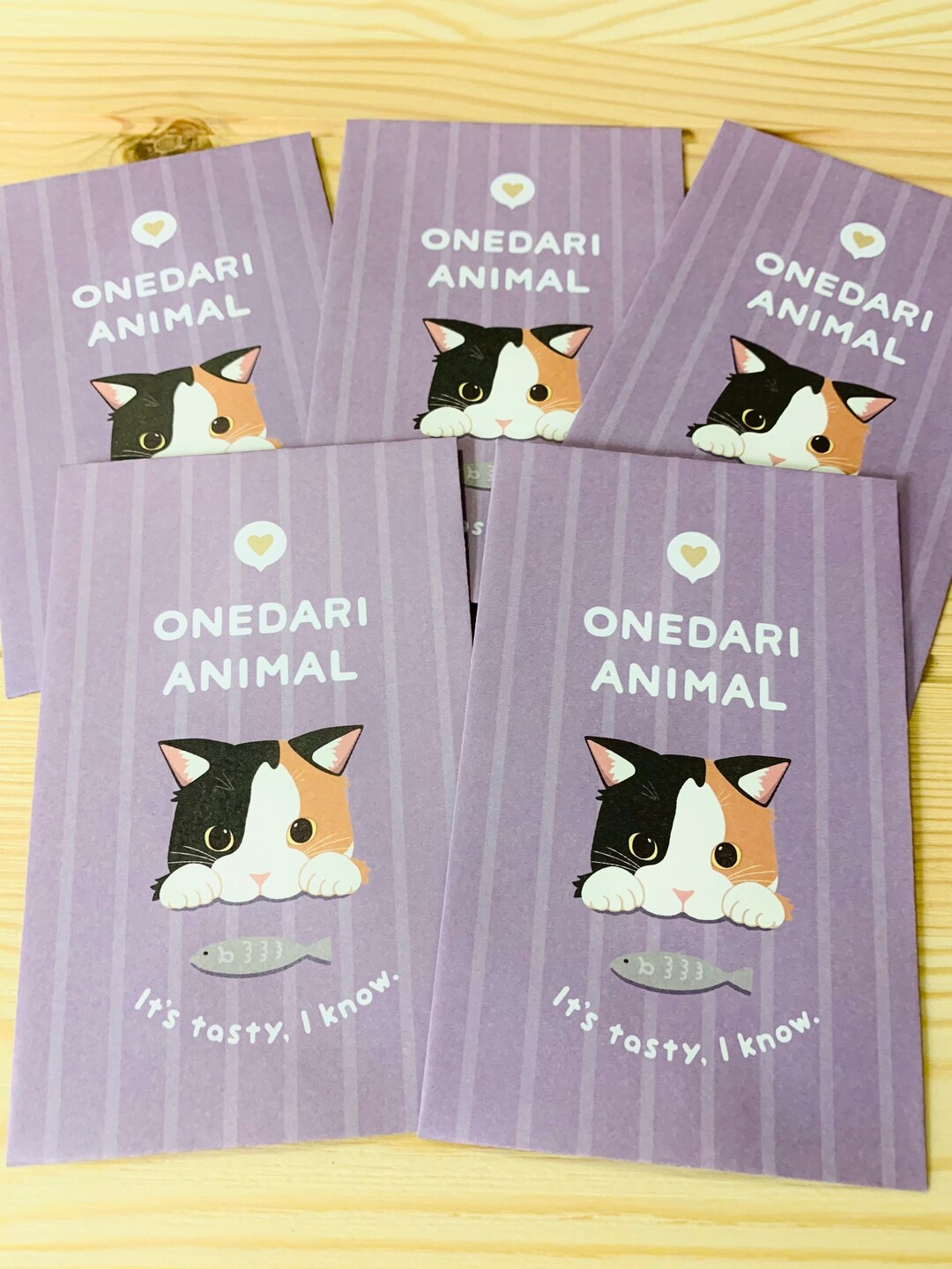5 Kawaii Cat Envelopes, Japanese Stationery, Small Money Envelopes ...