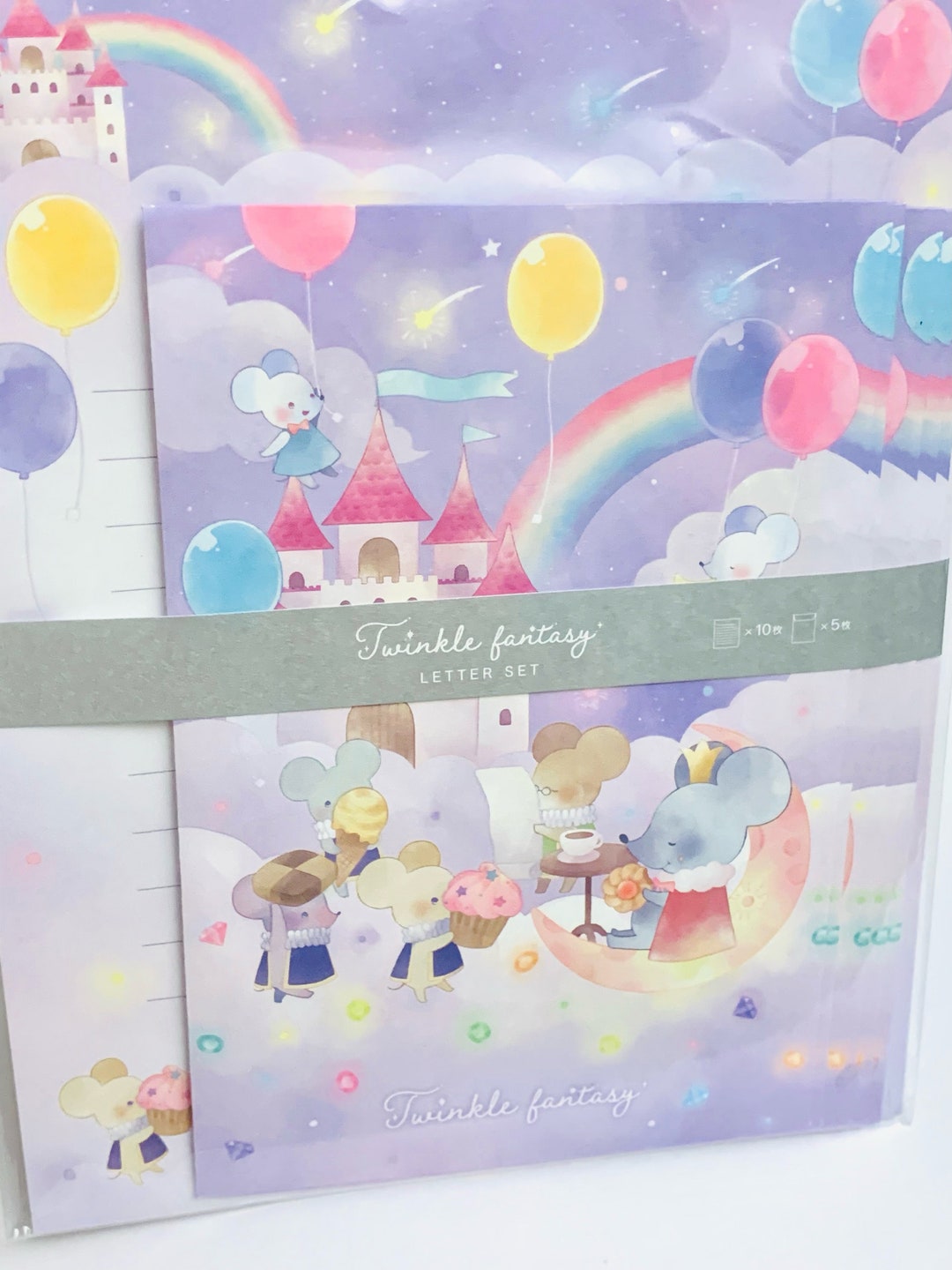 Mouse King Letter Set, Rat Stationery, Kawaii Letter Set, Japanese ...