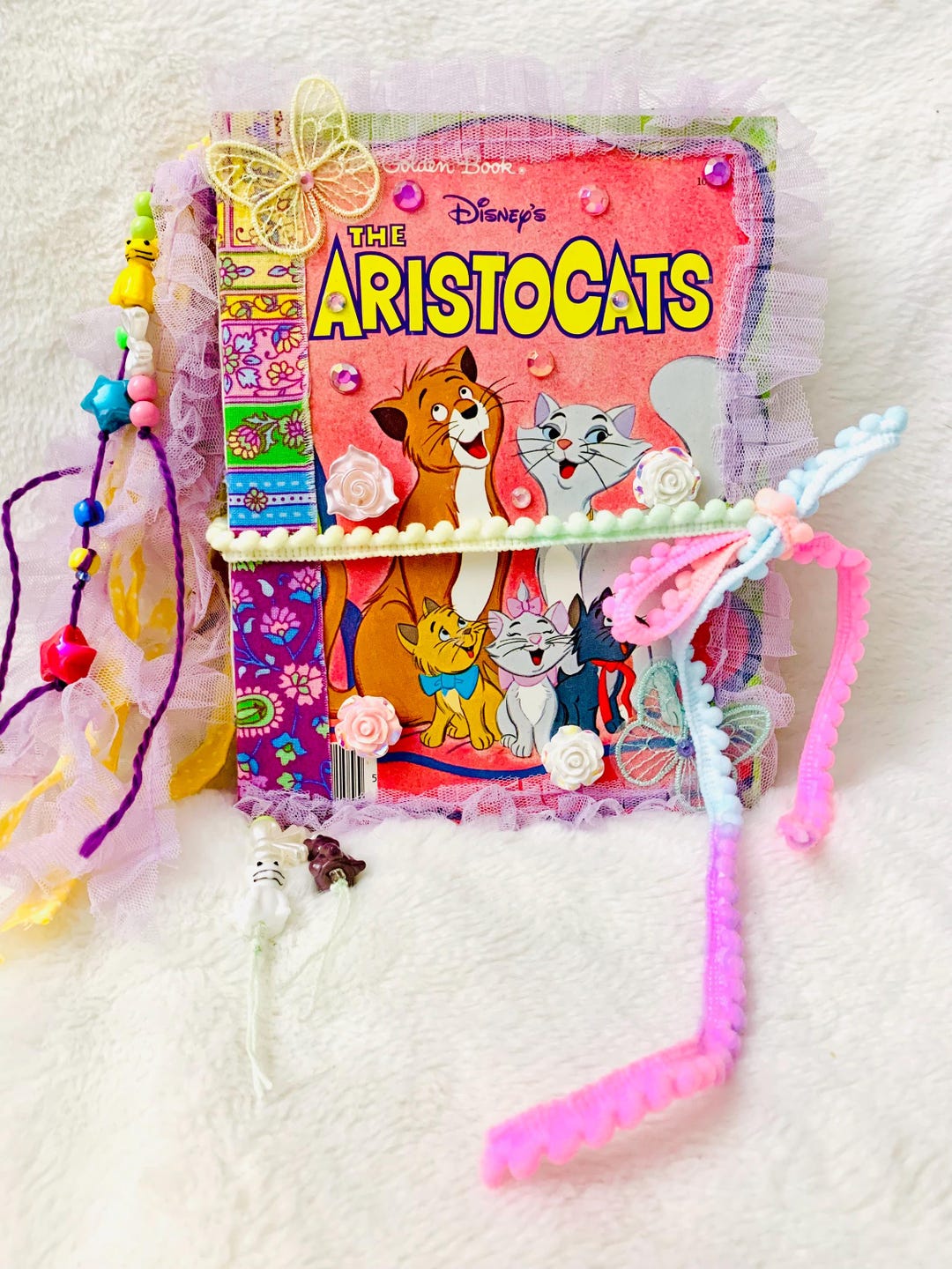 Cats Golden Book Junk Journal, Vintage 1970s Storybook Journal, Cats ...