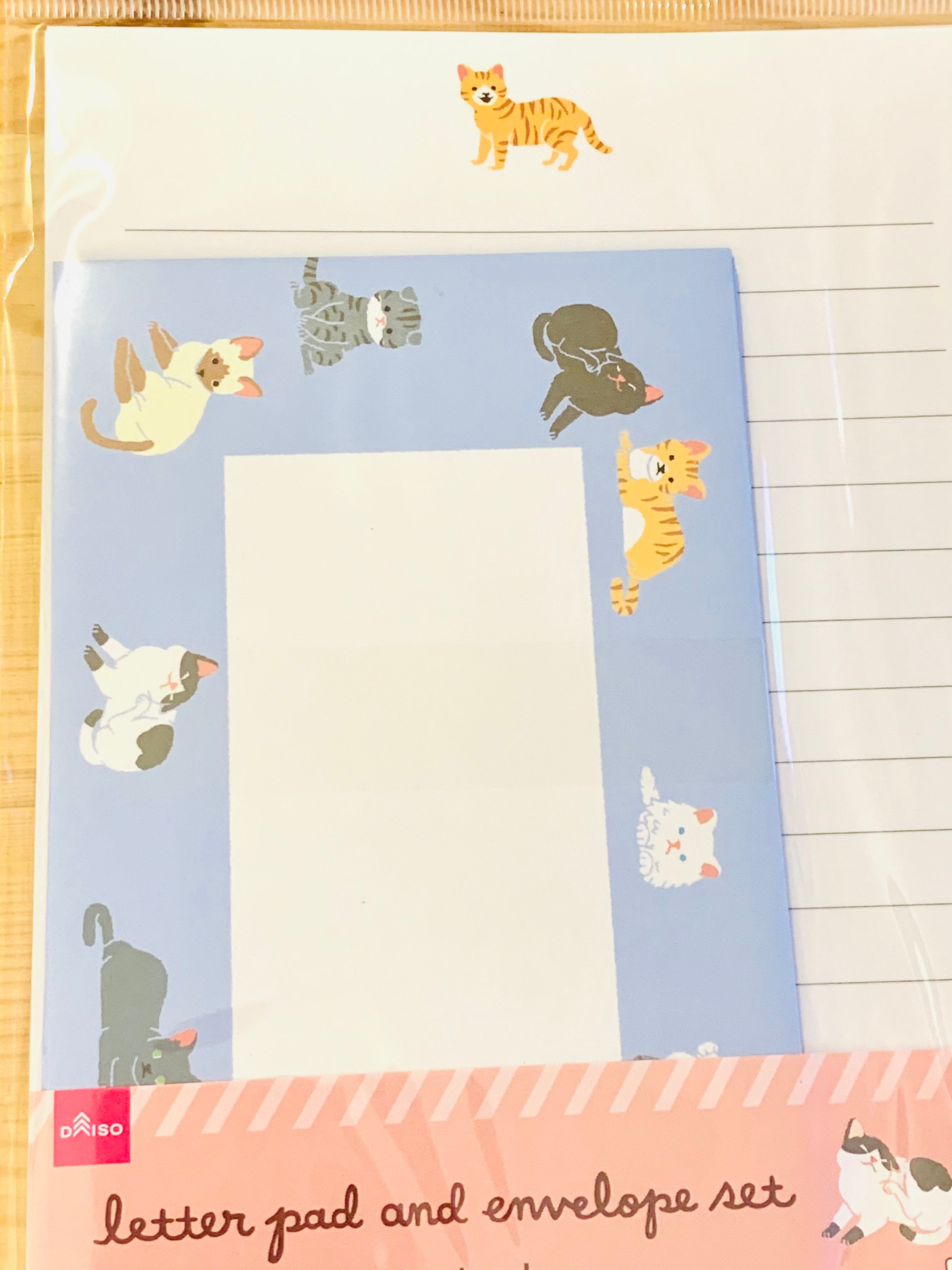 Cat Letter Set Kawaii Cat Letter Set Cat Stationery Set Cat - Etsy