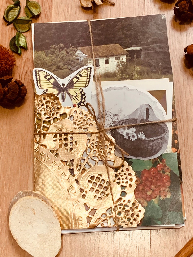 Cottagecore Journal Kit Nature Paper Decor Ephemera Pack - Etsy