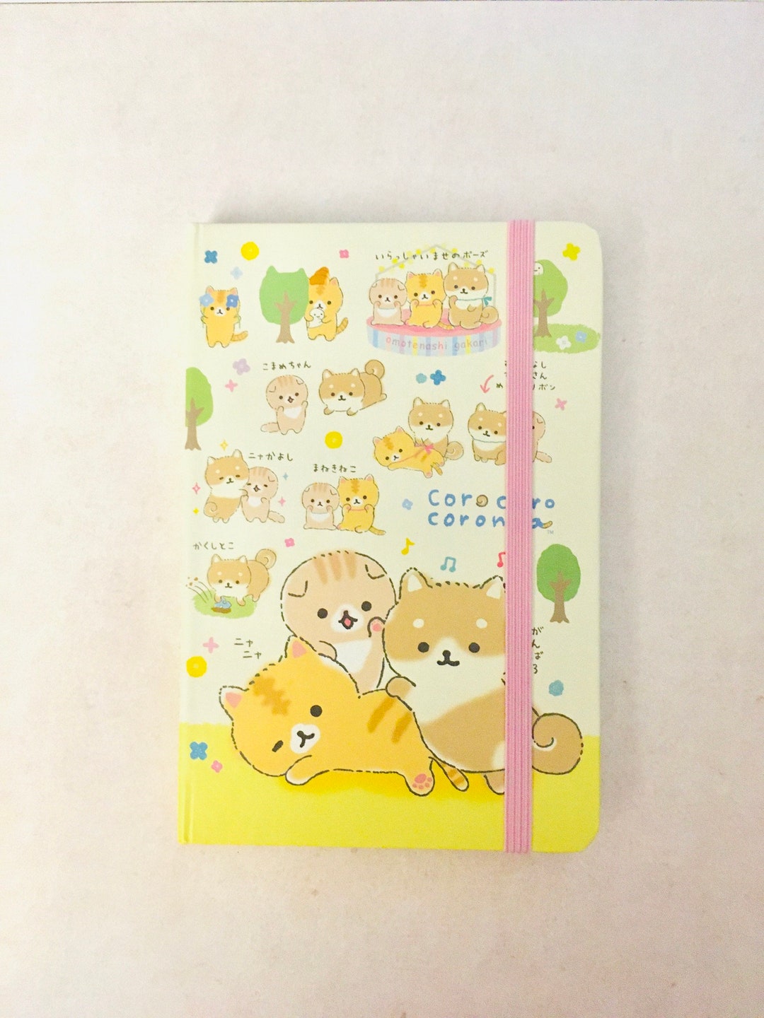 Kawaii Cat Lined Notebook for Journaling, Corocoro Coronya Cat Lined ...