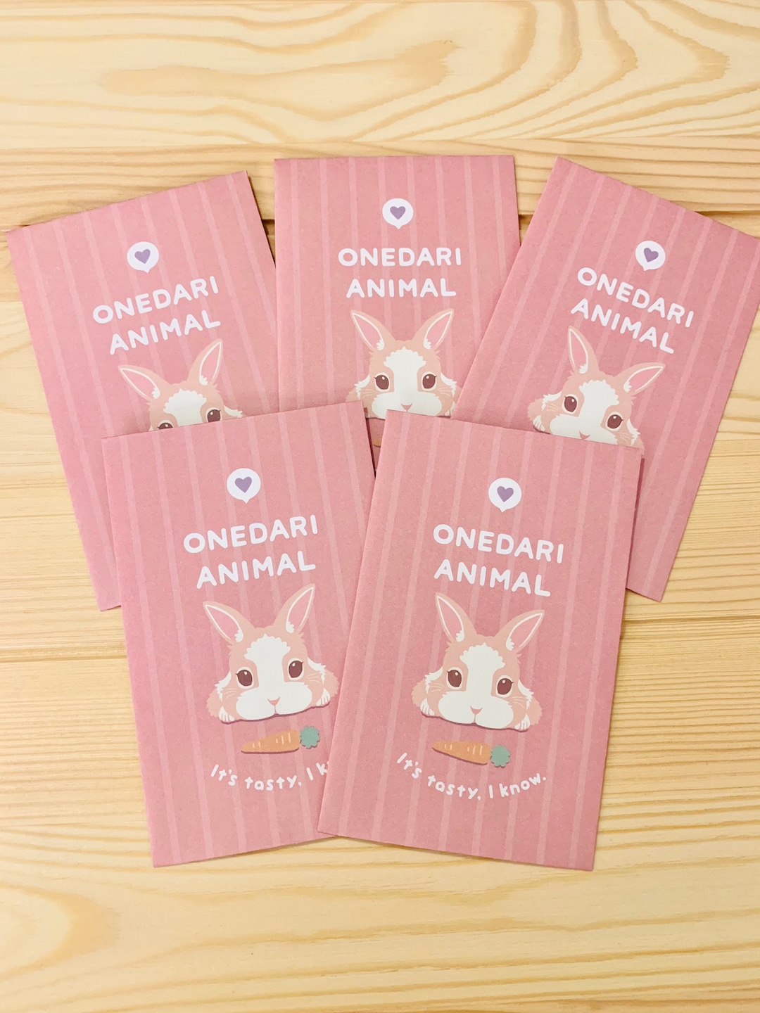 5 Kawaii Rabbit Envelopes, Japanese Envelopes, Made in Japan, Rabbit ...