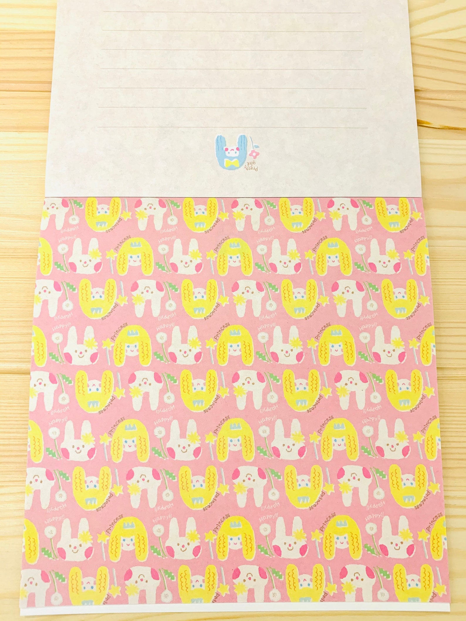Kawaii Girl Letter Papers, Kawaii Letter Writing Paper, Kawaii Pen Pal ...