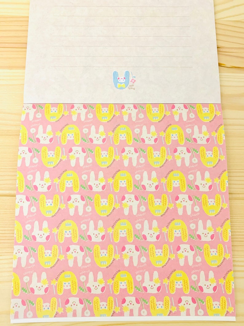 Kawaii Girl Letter Papers, Kawaii Letter Writing Paper, Kawaii Pen Pal ...