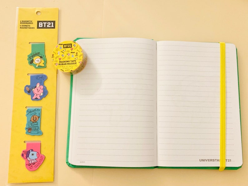 BTS Stationery Kit BTS Journal Set Bts Washitape BTS - Etsy