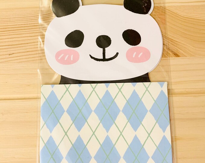 Kawaii Panda Stationery, Cute Panda Letter Set, Kawaii Korean ...