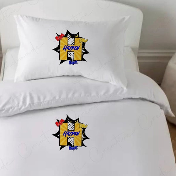 Superhero Bedding - Etsy UK