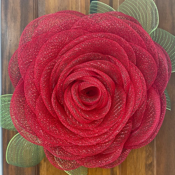 Rose Wreath - Etsy